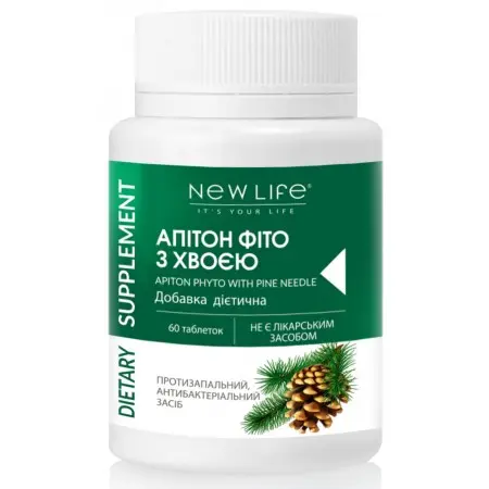 Апитон фито с хвоей / Apiton Phyto, 60 табл. (противовоспалительное ...